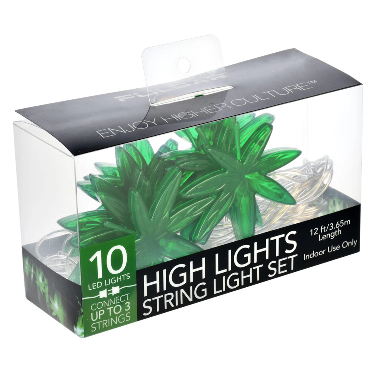 Pulsar High Lights Hemp Leaf String Light Set 12ft. LC136 - Sweet ...